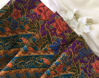 Zaryn - Authentic Malaysian Hand Painted Batik (red) - Etsy