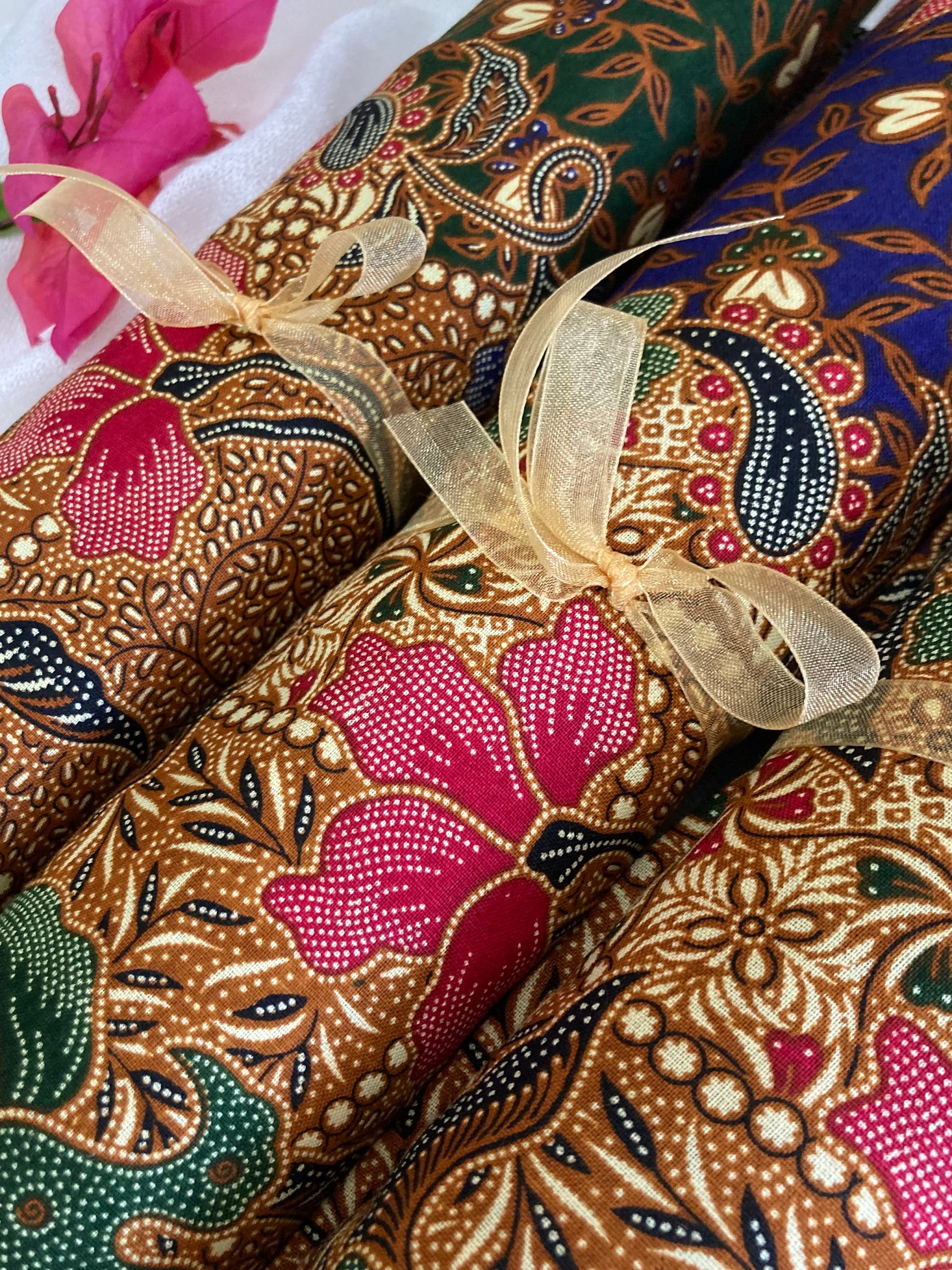 Set of 3 - Mix & Match Authentic Malaysian Hand Stamped Batik - Etsy