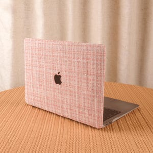 Personalized Woven Vegan Leather MacBook Hard Case Cover - Etsy