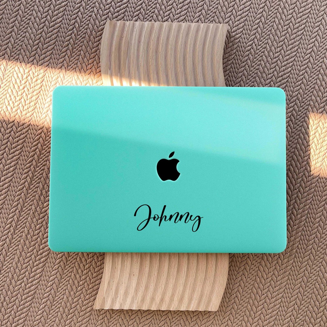Personalized Light Green MacBook Case Cover - Etsy