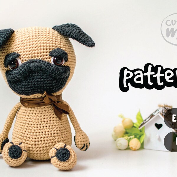 Crochet Pug - Etsy