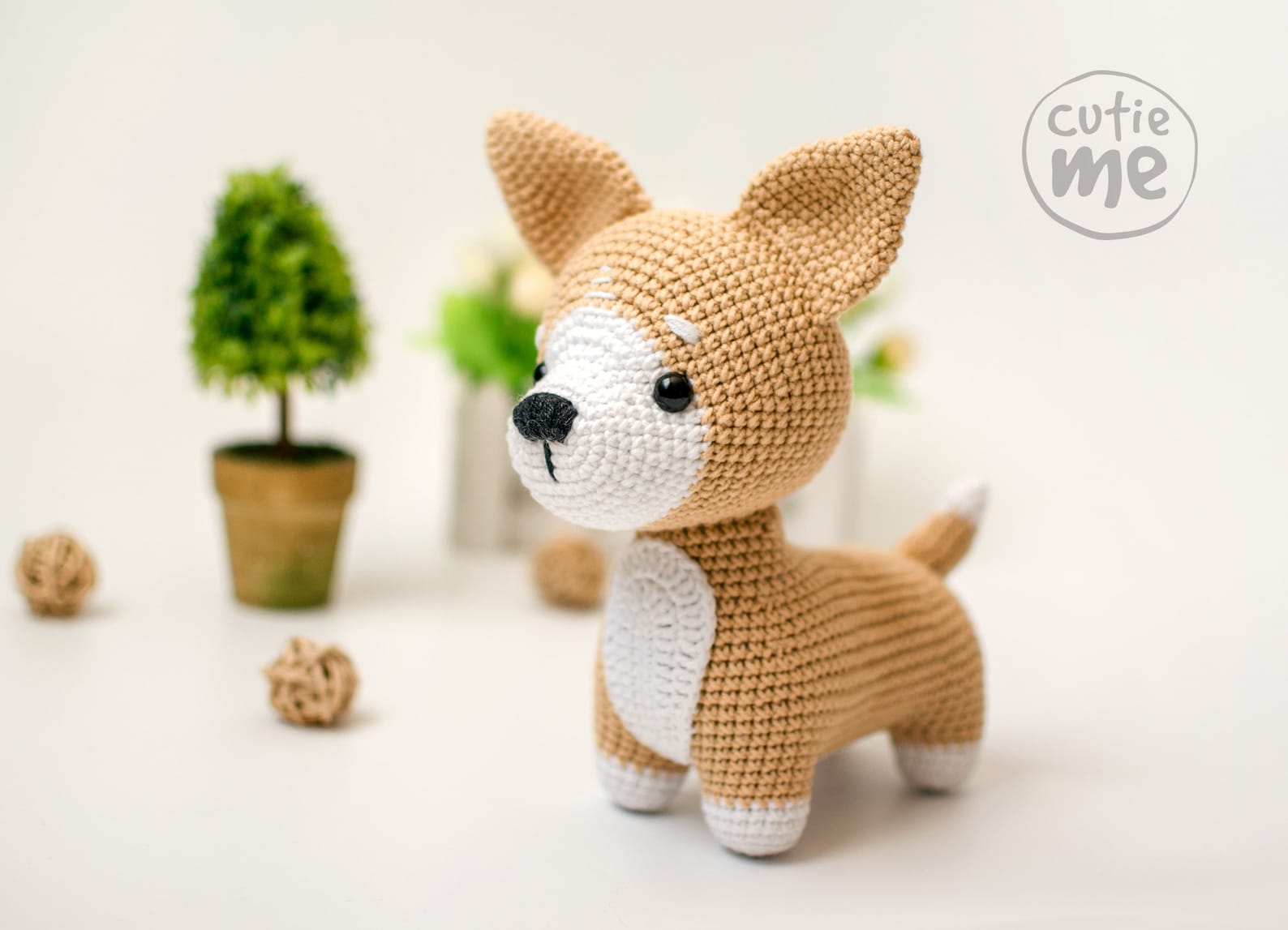 PATTERN the Corgi Lucky. PDF Amigurumi Crochet Corgi Dog - Etsy Canada