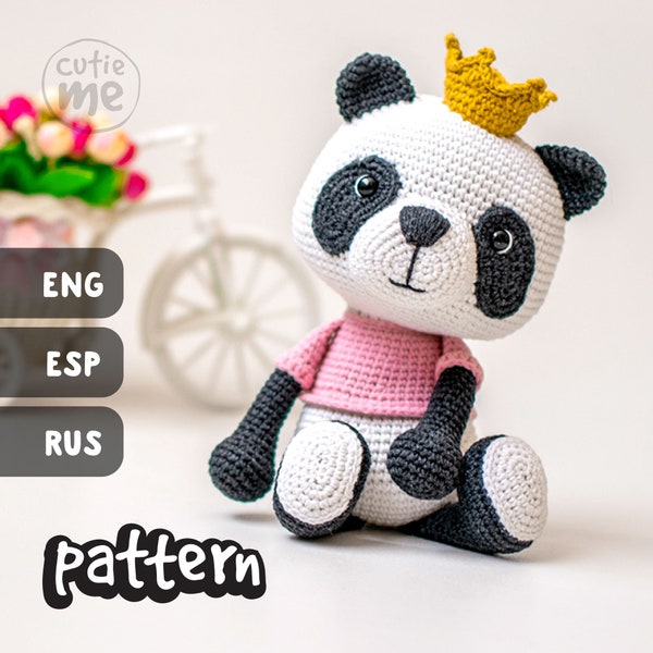 Panda Bear Pattern - Etsy