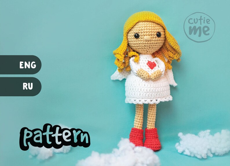 PATTERN: Little Angel. Christmas Angel. Amigurumi Crochet Doll | Etsy