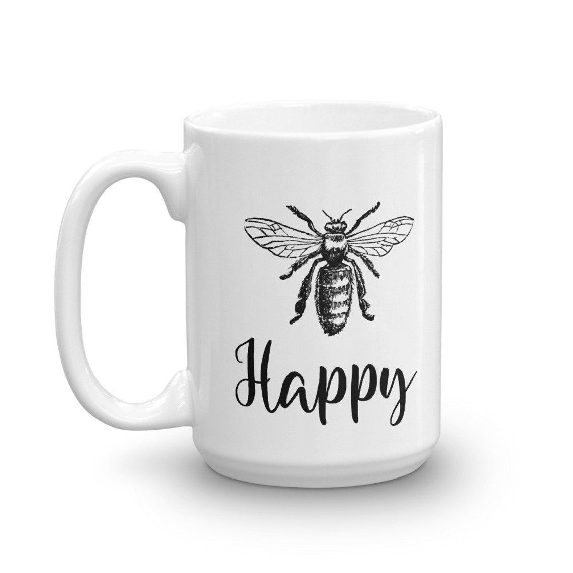 Bee Happy Mug, Birthday Gift Ideas, Be Happy, Bees, Bee Mug, Novelty ...