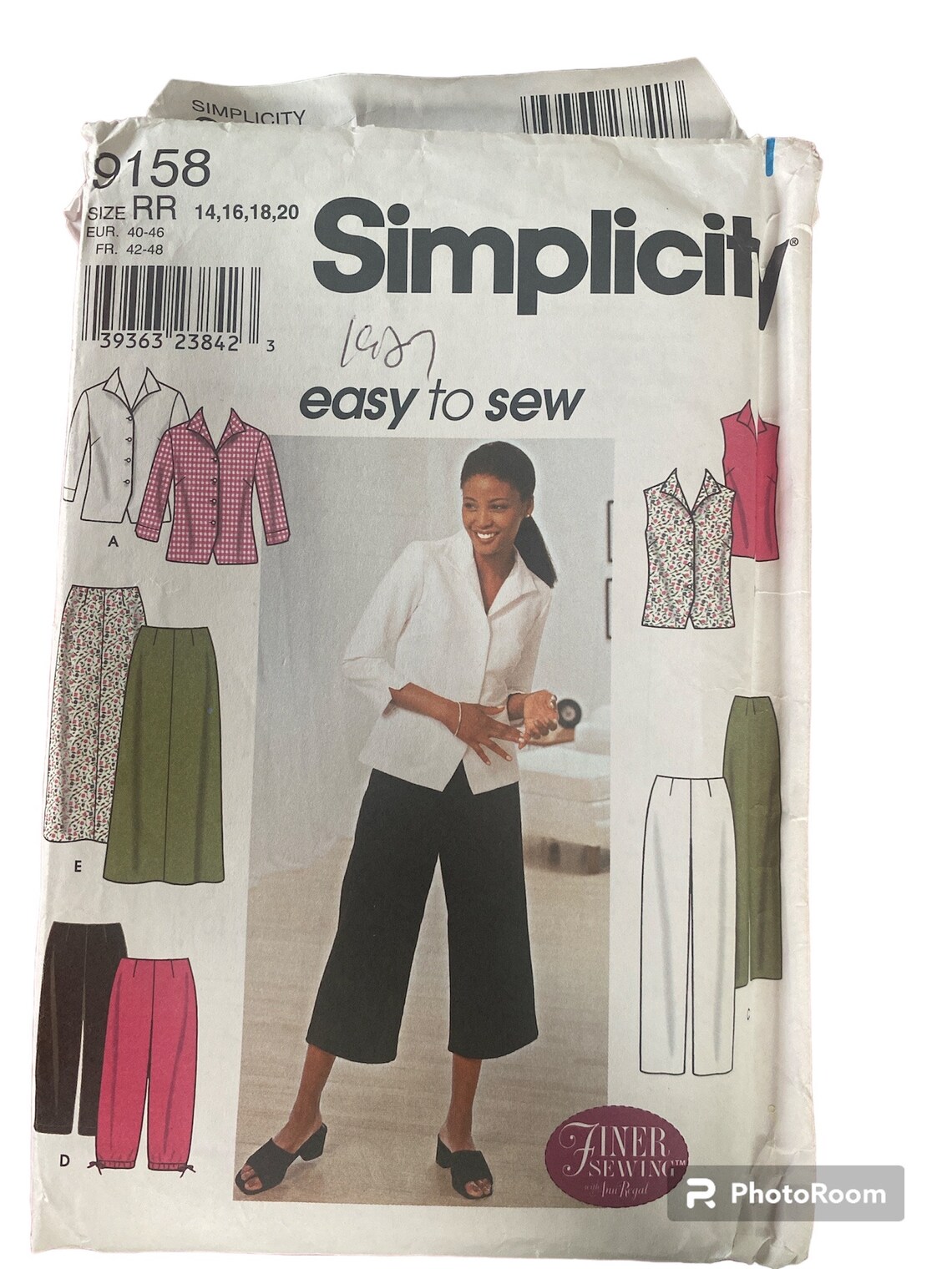 Simplicity Pattern 9158, CUT Sewing Pattern See Description. Top, Pants ...