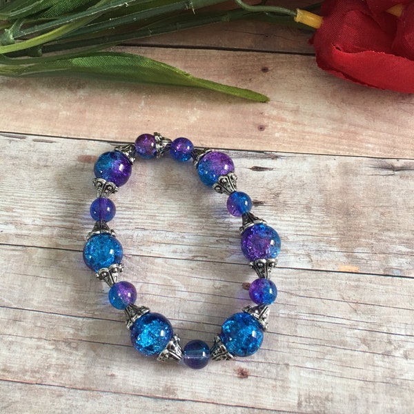 Glass Bead Bracelet - Etsy