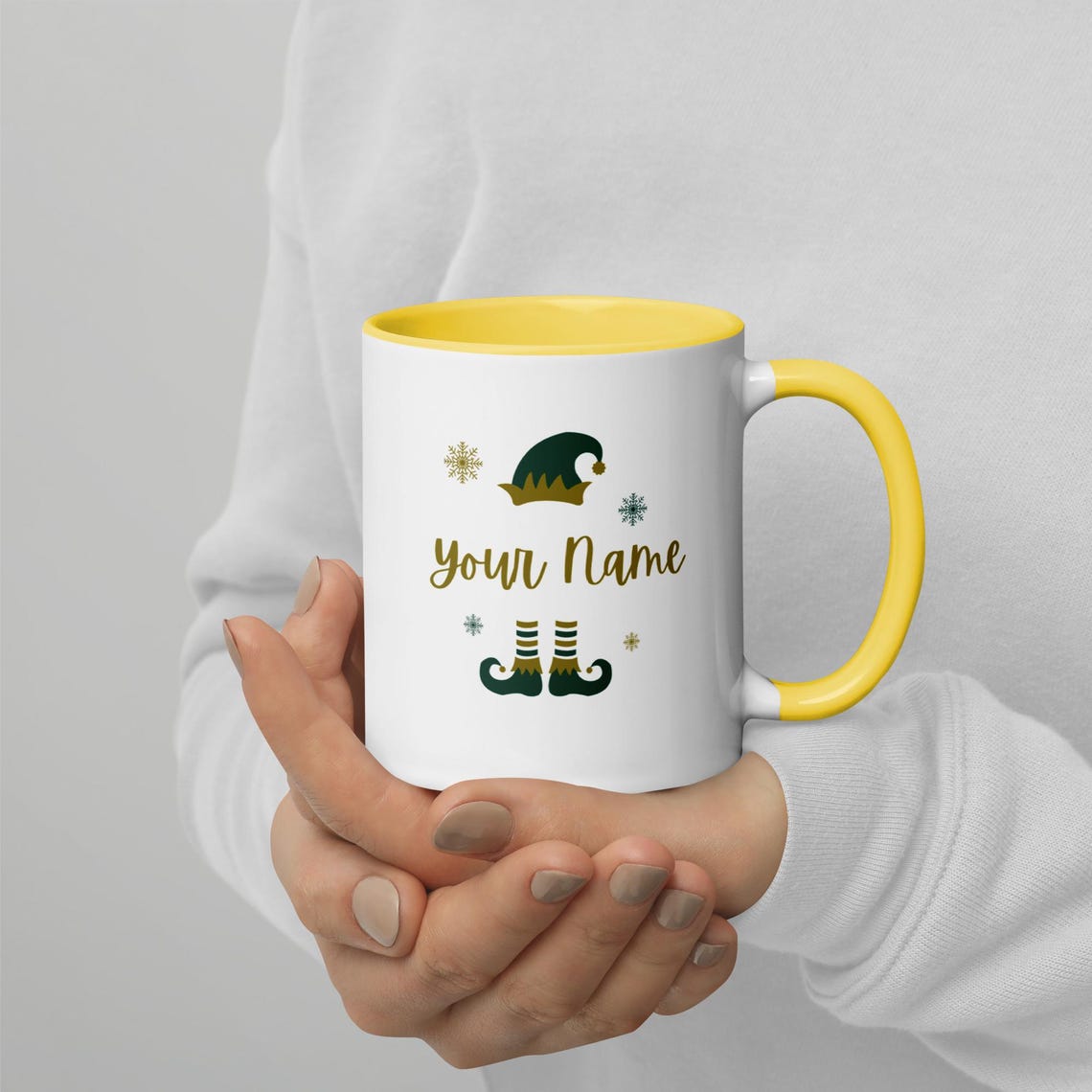 Personalized Elf Mug, Hot Cocoa Mug, Coffee Mug, Christmas Mug, Elf ...