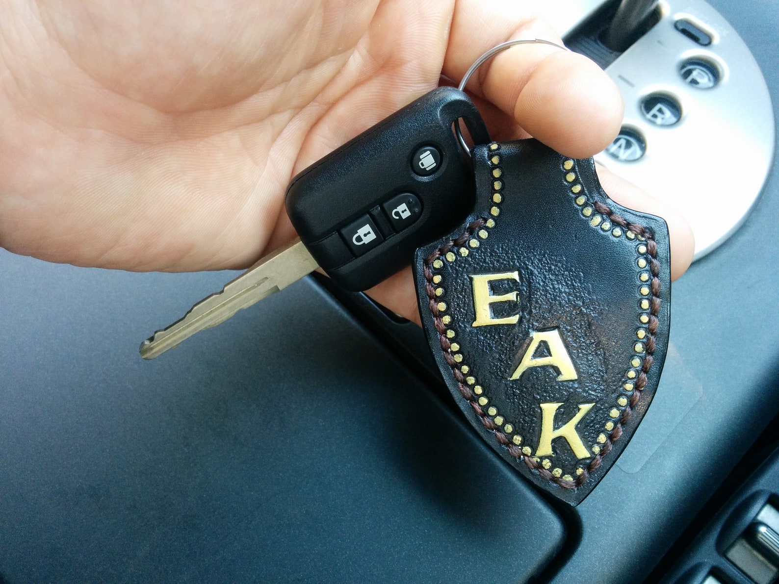 American Bald Eagle Owner's Initials 3D Genuine Leather - Etsy UK