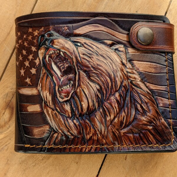 Bear Wallet - Etsy