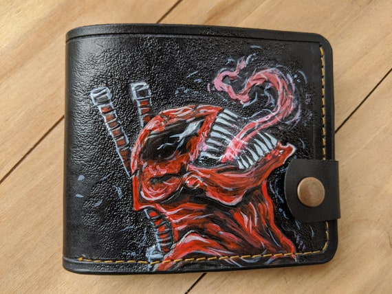 Superhero Comics Eddie Brock Men's 3D Genuine Leather | Etsy