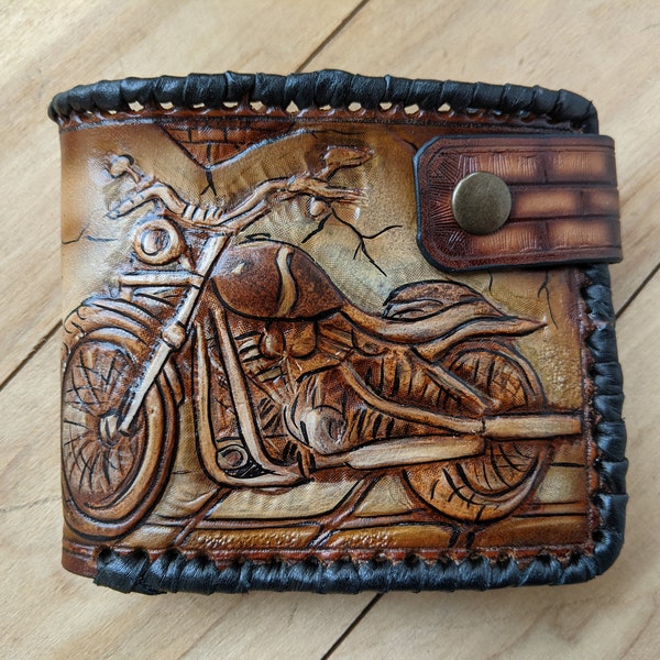 Motorcycle Wallet - Etsy