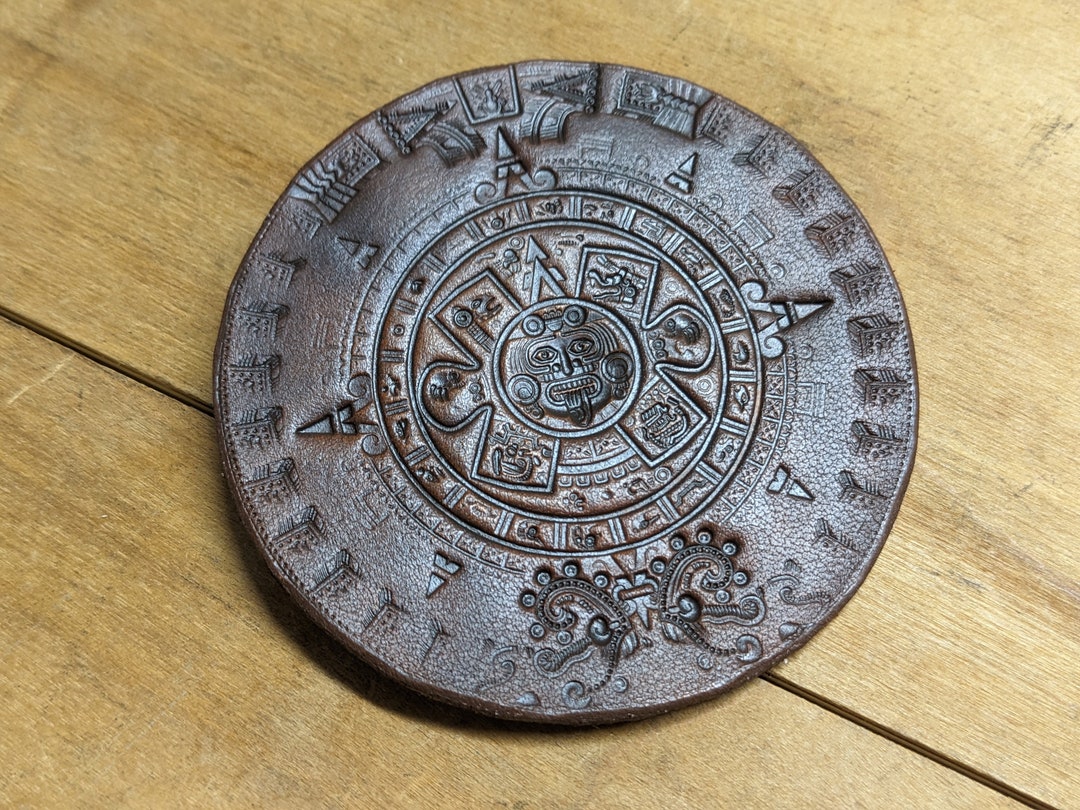 Mayan Art, 3D Custom With Logo, Text, or Initials Leather Patches ...