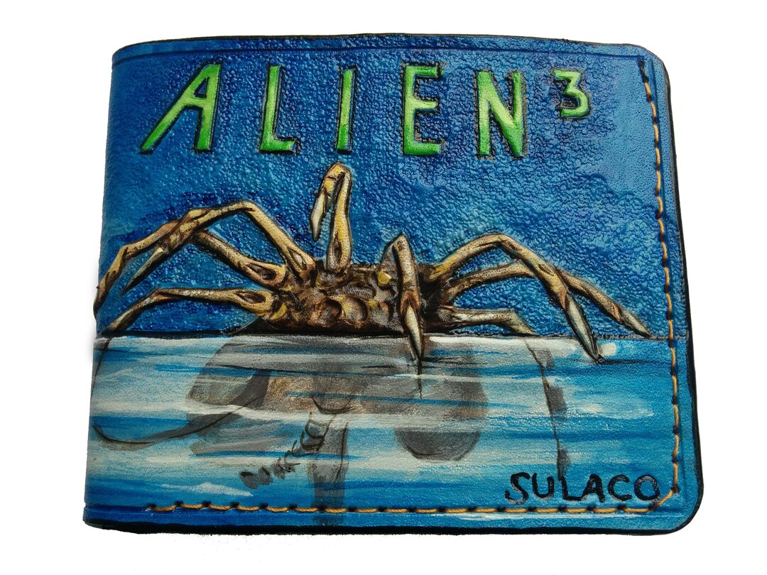 Alien Sulaco Xenomorph Men's 3D Genuine Leather Wallet - Etsy