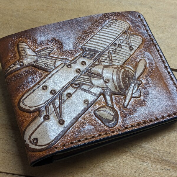 Leather Biker Wallet - Etsy