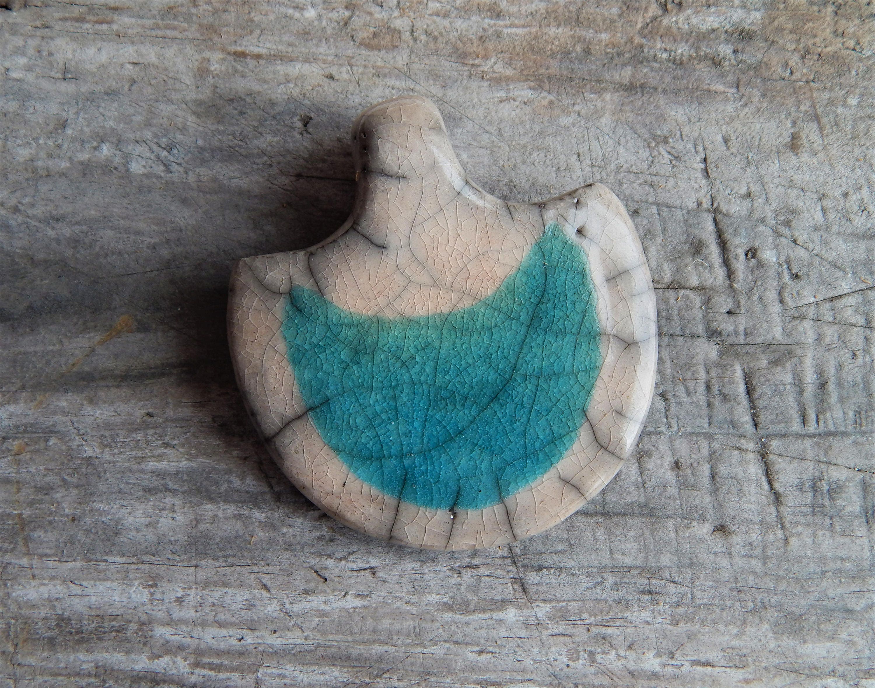 Ceramic Pendant "luna", Handmade Jewelry, Ceramics, Gift, Ethnos ...