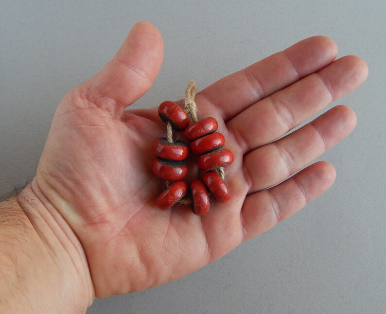 A Set of Ceramic Beads, Set for Needlework, Bracelet of Beads, a ...