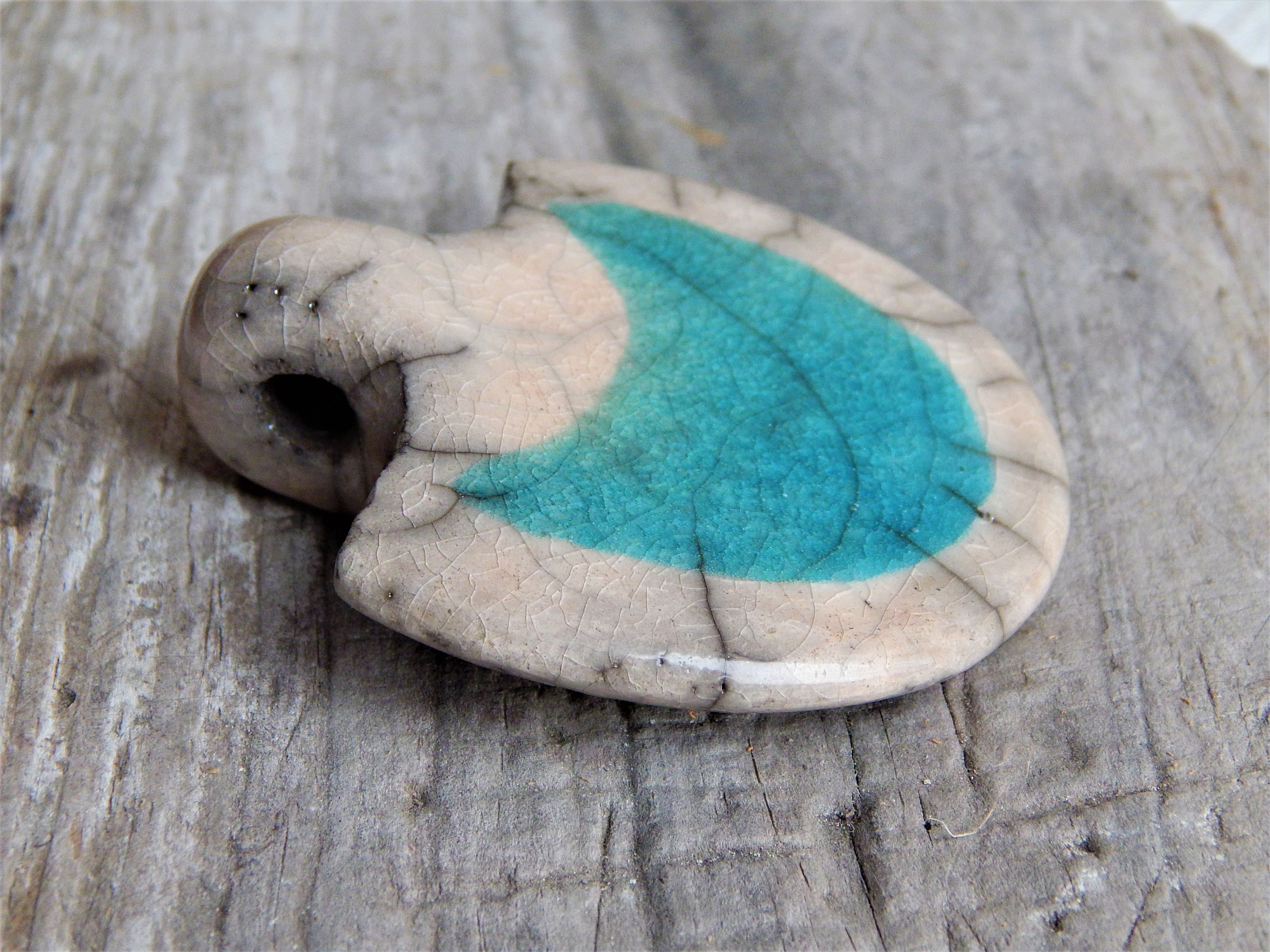 Ceramic Pendant "luna", Handmade Jewelry, Ceramics, Gift, Ethnos ...