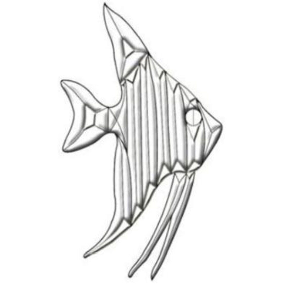 EC301 Angel Fish Bevel Cluster - Etsy