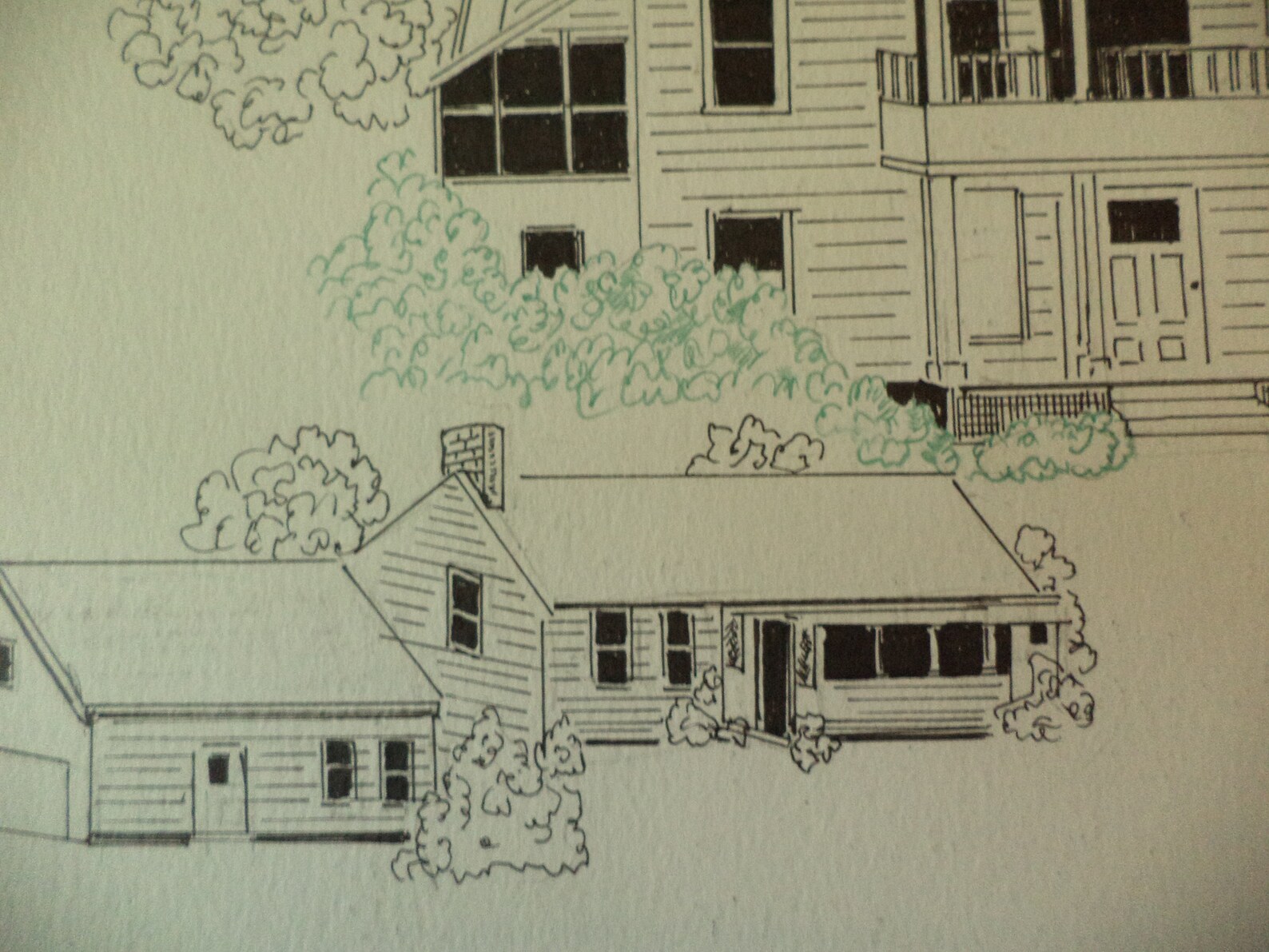 The Conjuring Movie House Horror House Series Ink Drawing | Etsy