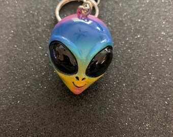 Alien Keychain - Etsy
