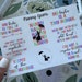 Nanny Sticker Sheet With 8 Mini Stickers / Rainbow Matte / Negotiate ...