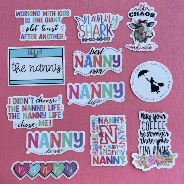 Nanny Car Decals Sticker - Etsy