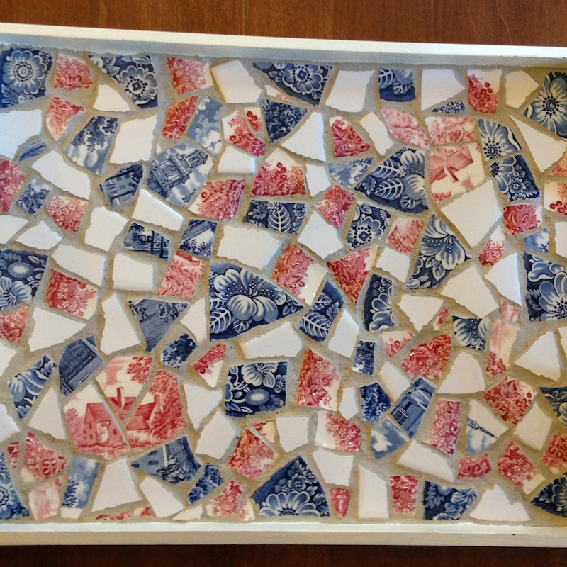 Broken China Tray - Etsy