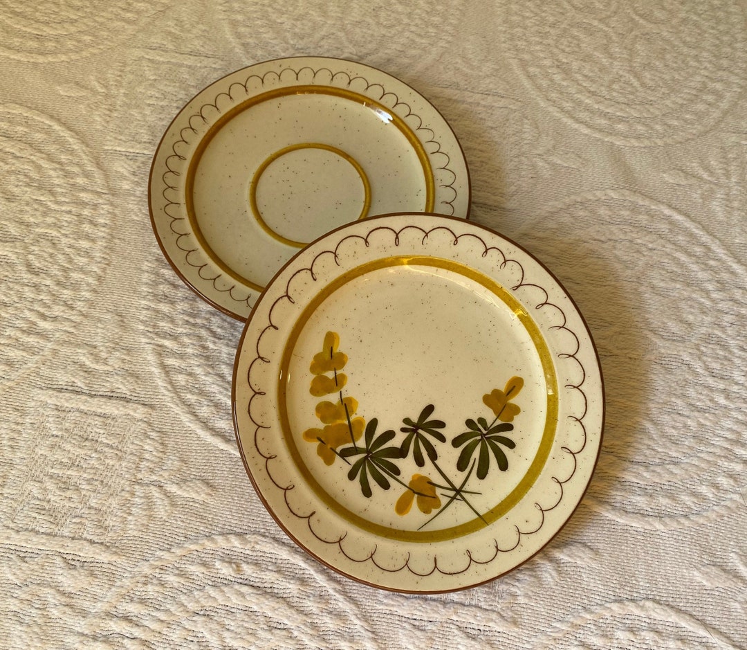 Stangl Golden Blossom Bread & Butter Plate or Saucer Hand Painted ...