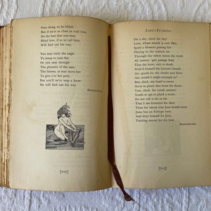 Antique Book Collection of 4 Linen Bound Books From the Early to Mid ...