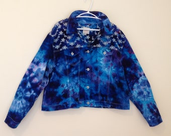 Turquoise Jean Jacket | Etsy