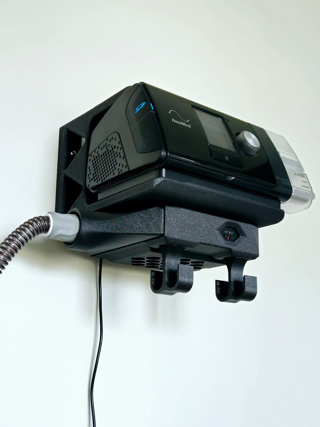 PRO CPAP Shelf With Hose Dryer (filtered) for Resmed Airsense 10, Wall ...