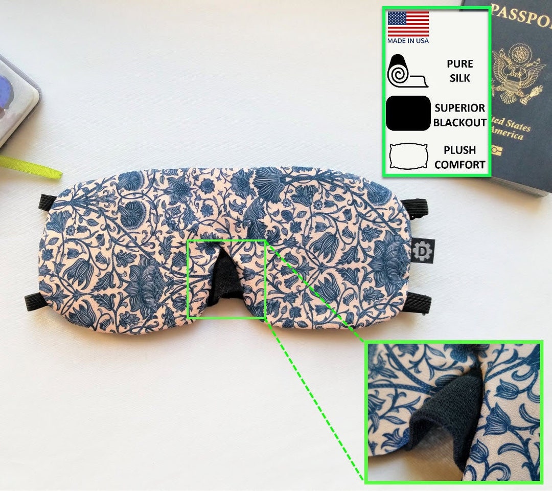Silk Sleep Mask Sleep Mask Floral Sleep Mask Liberty of - Etsy