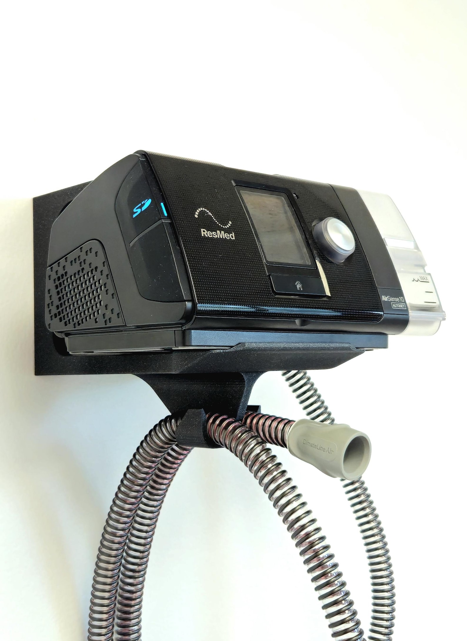 CPAP Shelf for Resmed Airsense 10+11, Wall Mount, Ultra Compact - Model ...
