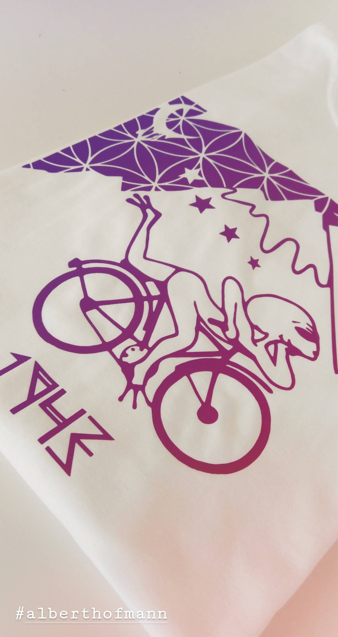 LSD T-SHIRT PSYCHEDELIC Albert Hofmann Tee Bike Ride Tshirt Trippy Gift ...