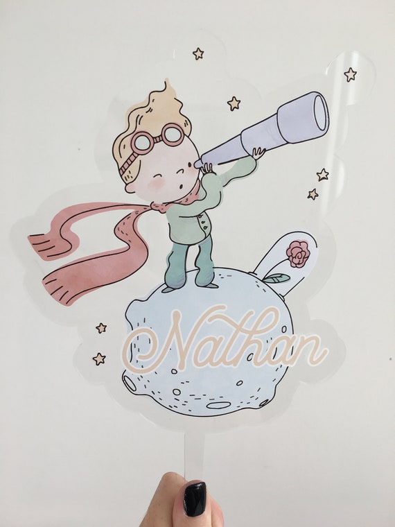 Plexiglass Cake Topper Little Prince Theme Print - Etsy