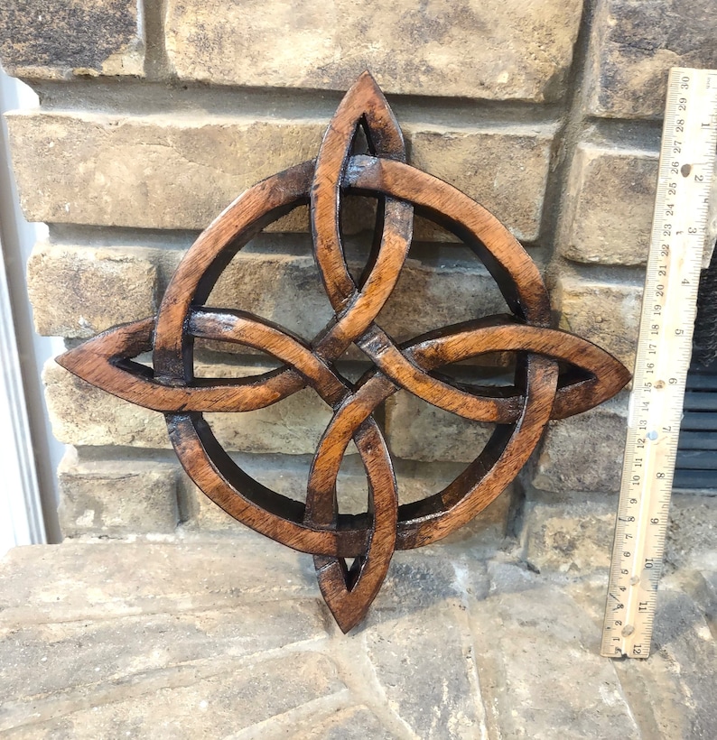 Compass Rose Knot Hand Cut and Carved Irish Celtic Compass - Etsy