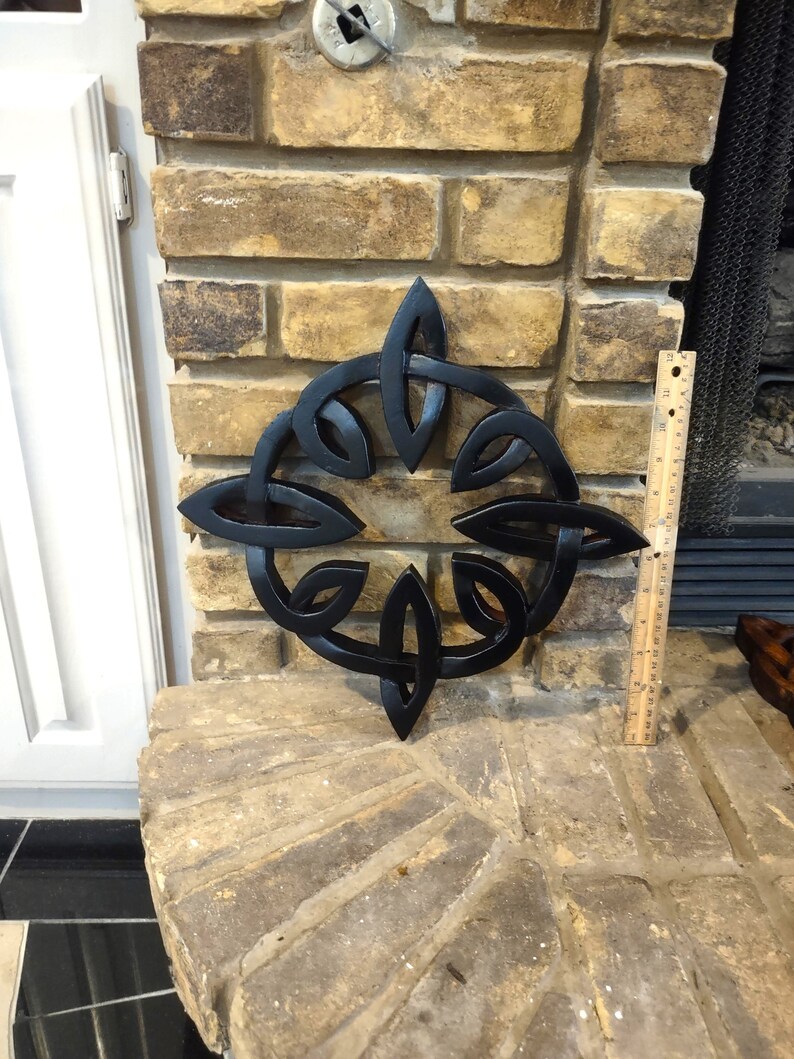 Compass Rose Knot Hand Cut and Carved Modified Irish Celtic Compass ...