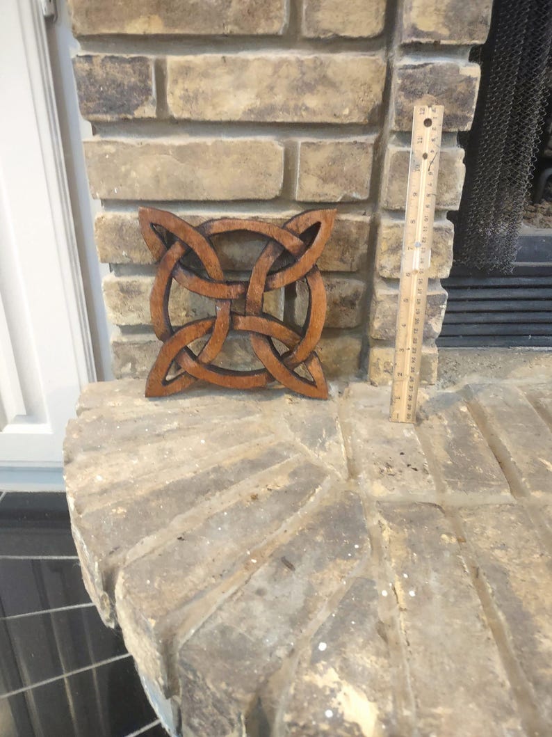 Compass Rose Knot Hand Cut and Carved Irish Celtic Compass Rose Knot - Etsy