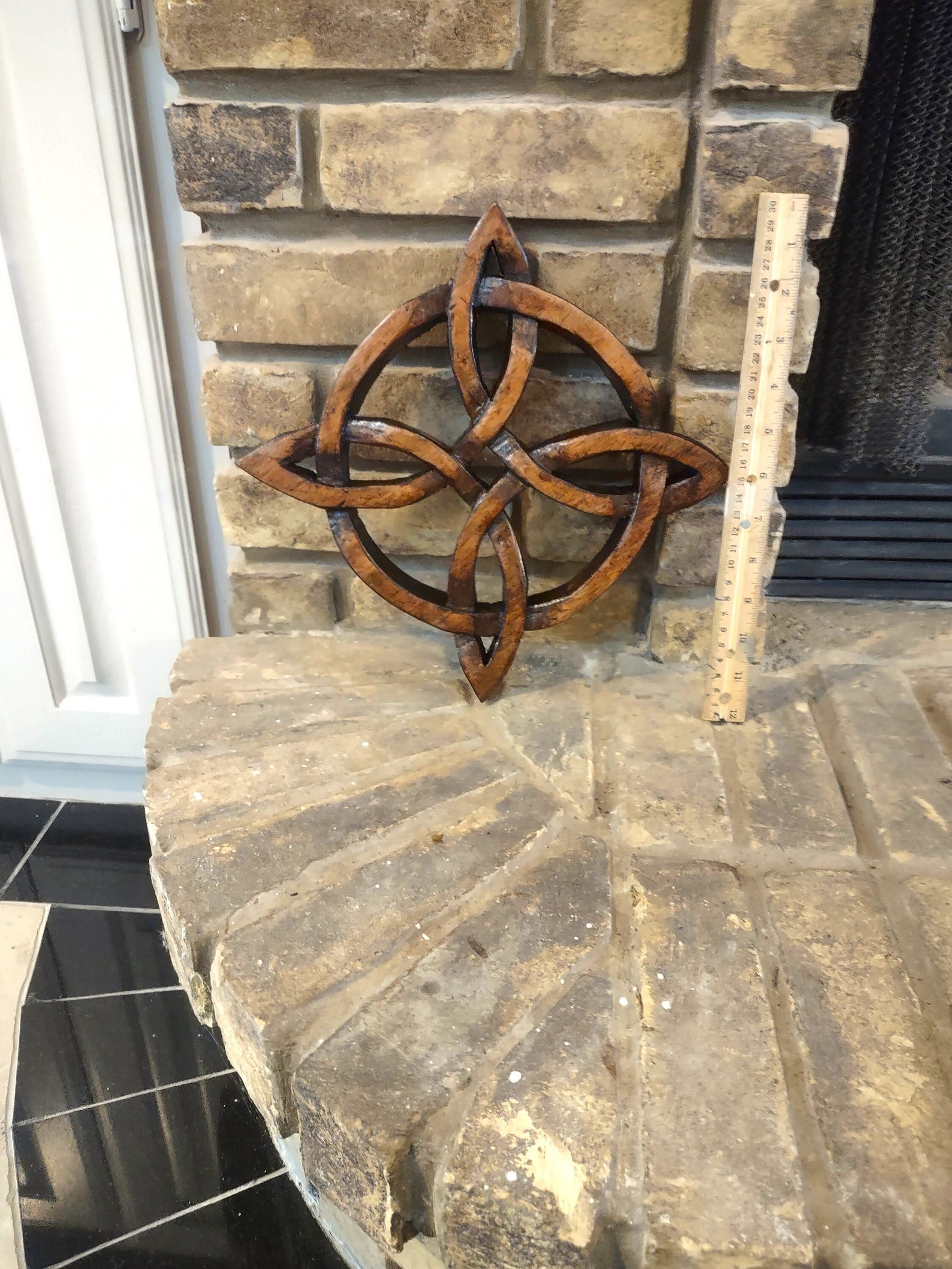 Compass Rose Knot Hand Cut and Carved Irish Celtic Compass - Etsy