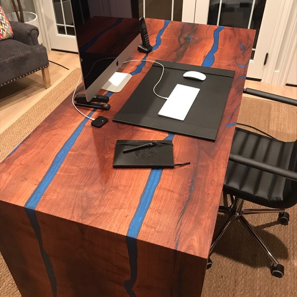 Waterfall Desk - Etsy