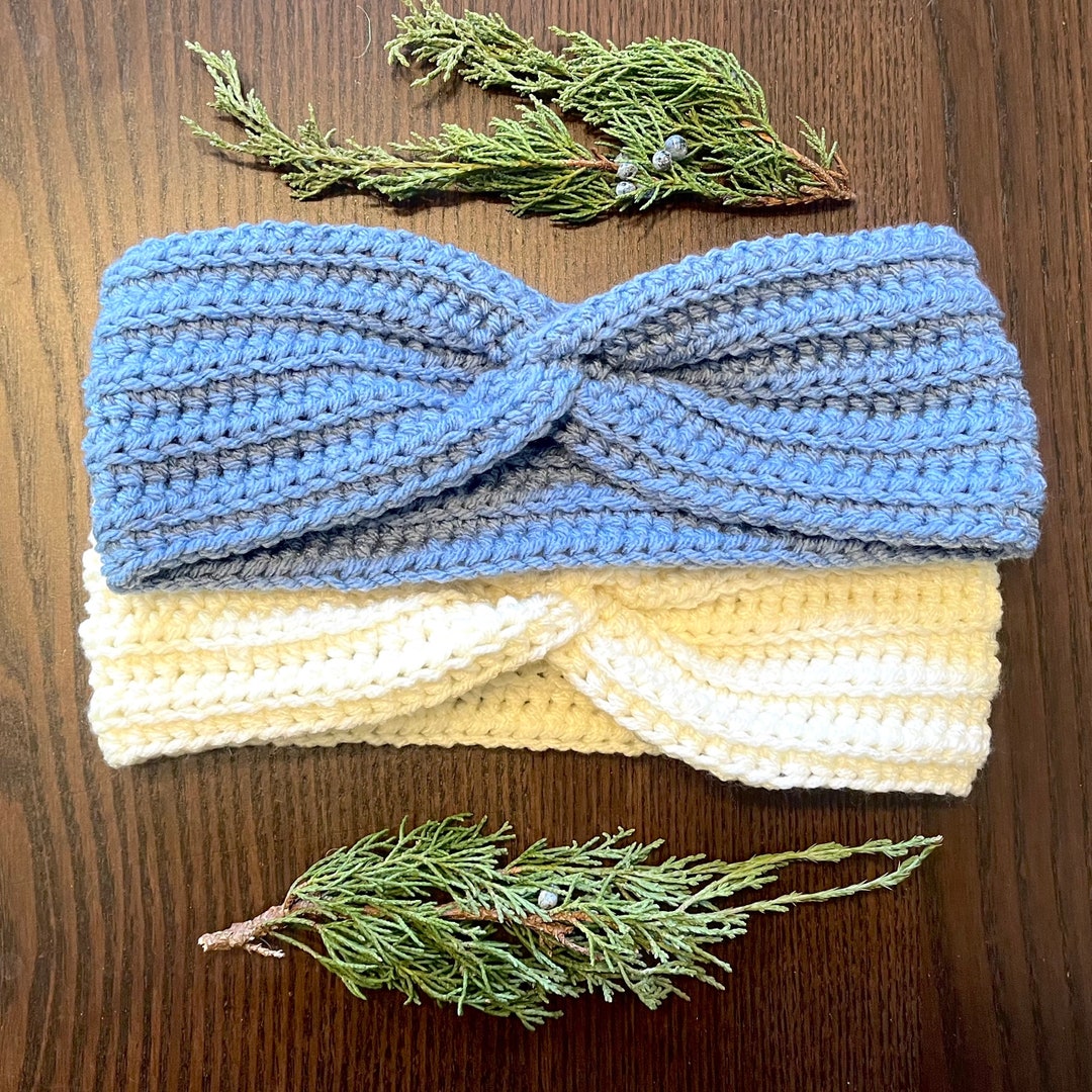 Handmade Twist Crochet Headbands for Winter Season| Multiple Colors ...