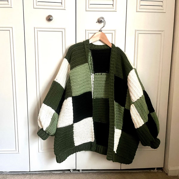 Patchwork Cardigan - Etsy