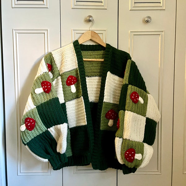 Patchwork Cardigan - Etsy