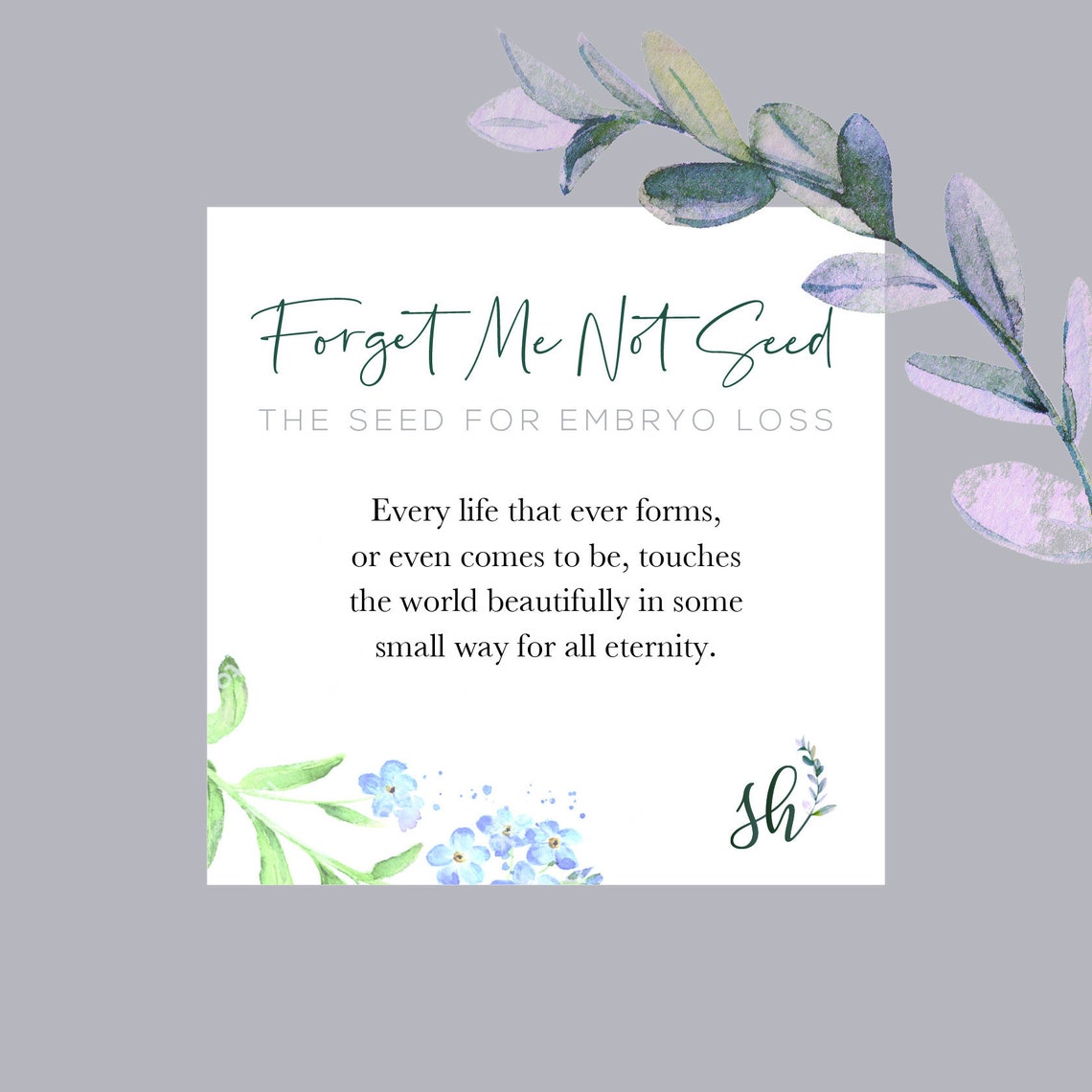 Embryo Loss. Embryo Necklace. Embryo. Baby Loss Keepsake. IVF. | Etsy ...