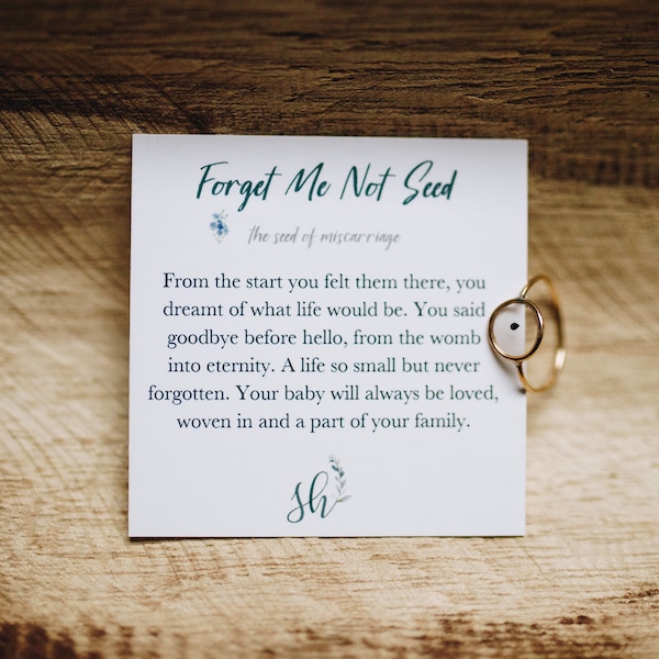 Miscarriage Ring - Etsy
