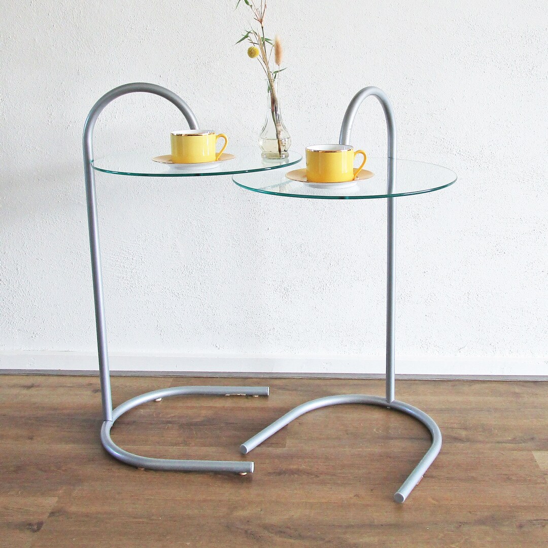 Vintage IKEA Ry 1990s SIDE TABLE / Coffee Table With Glass Top and ...