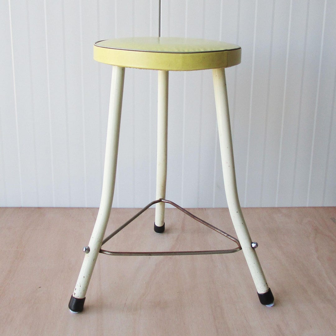 VINTAGE BRABANTIA Kitchen STOOL From the 60s/70s - With Original ...