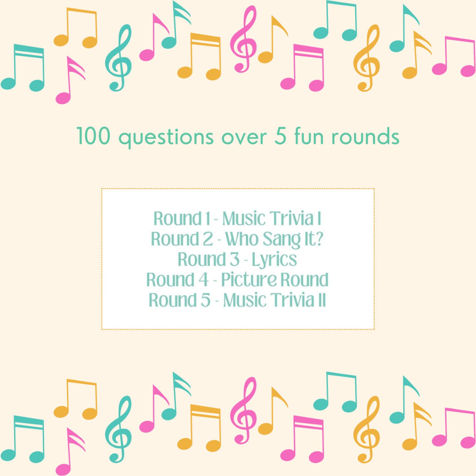 Printable 1960s Music Trivia Quiz - 100 Trivia Questions About 60s ...
