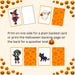 Printable Halloween Matching Pairs Memory Game - 16 Pairs of Halloween ...